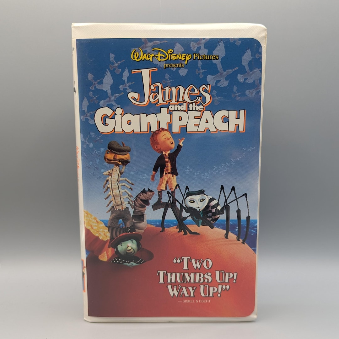 James and the Giant Peach VHS / Vintage Video VHS Tape / Retro Movie ...