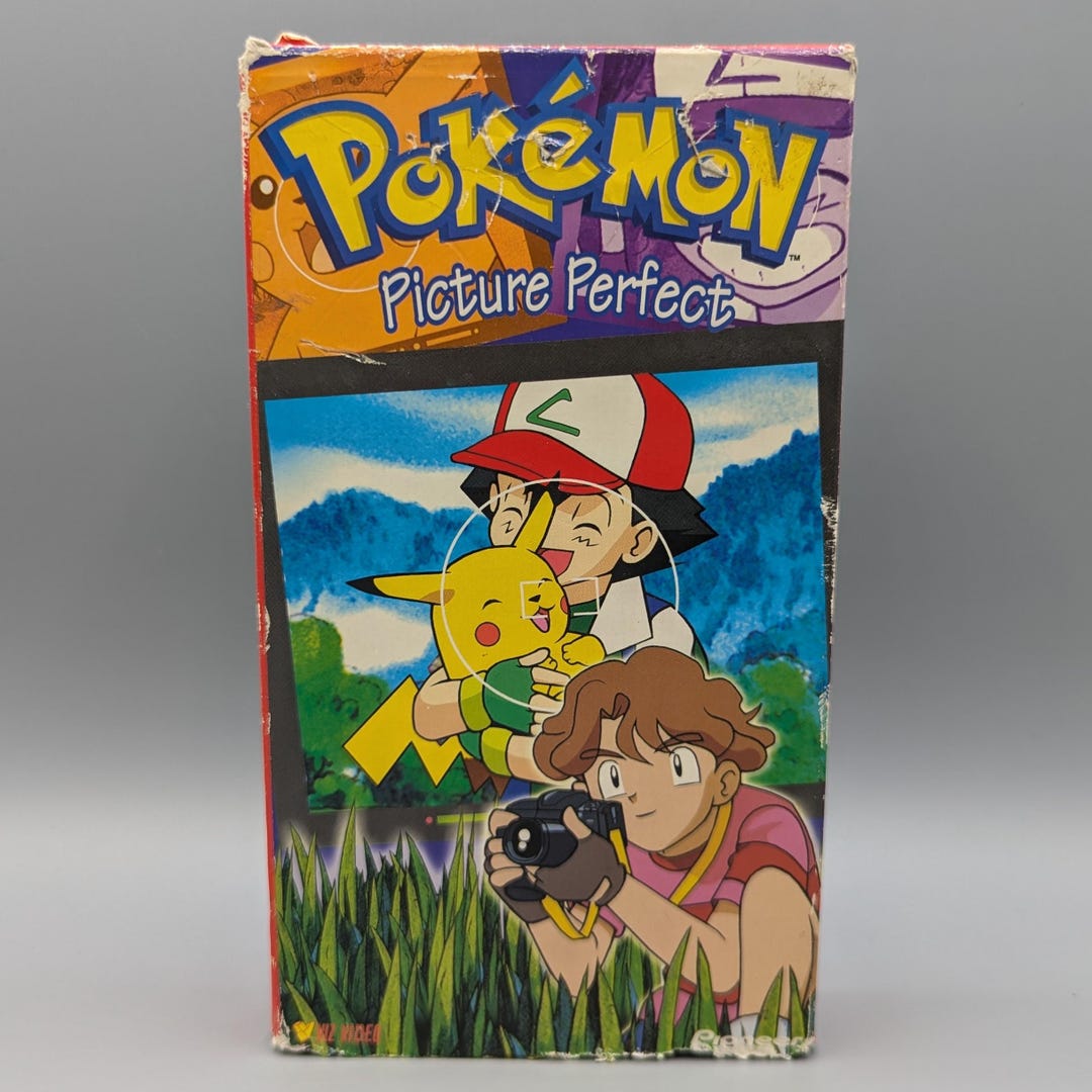 Pokemon Picture Perfect VHS Cartoon Anime / Vintage Video VHS Tape ...