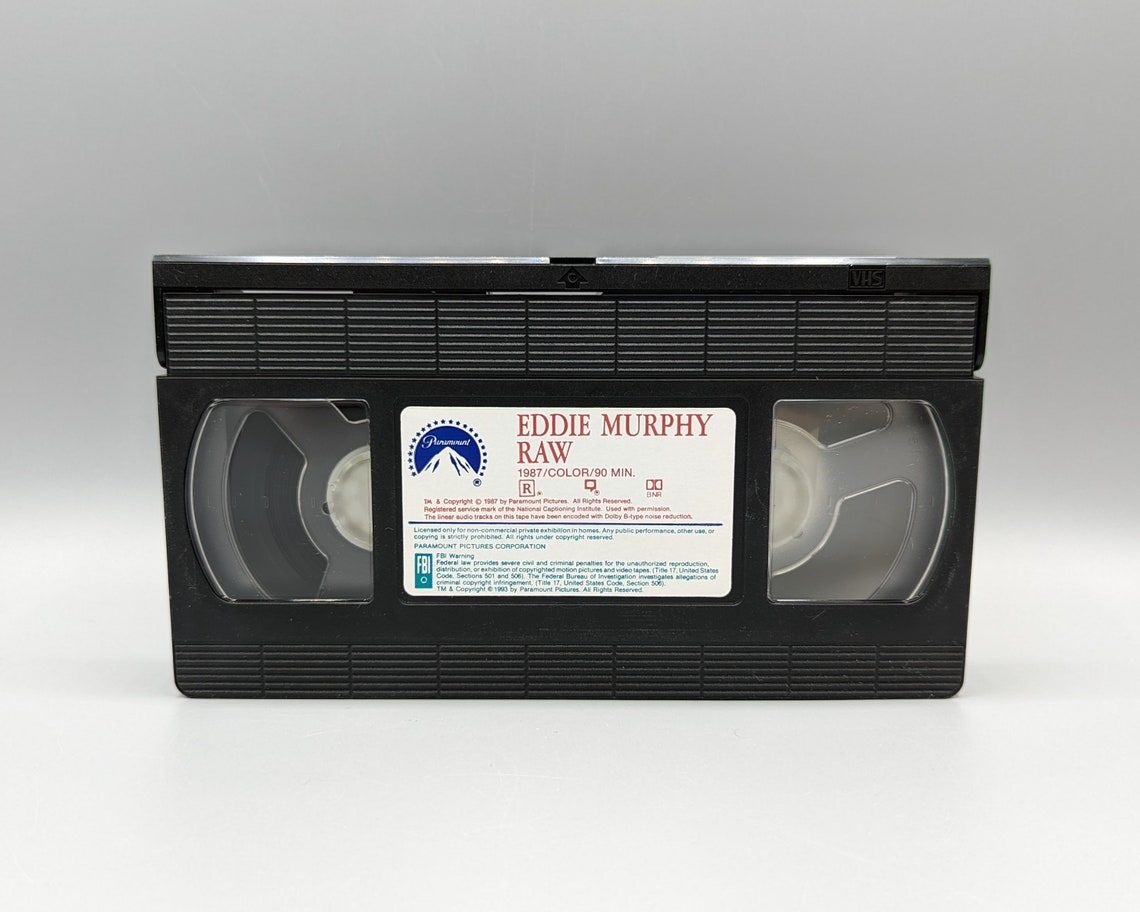 Eddie Murphy RAW VHS / Vintage Video VHS Tape / Retro Movie - Etsy
