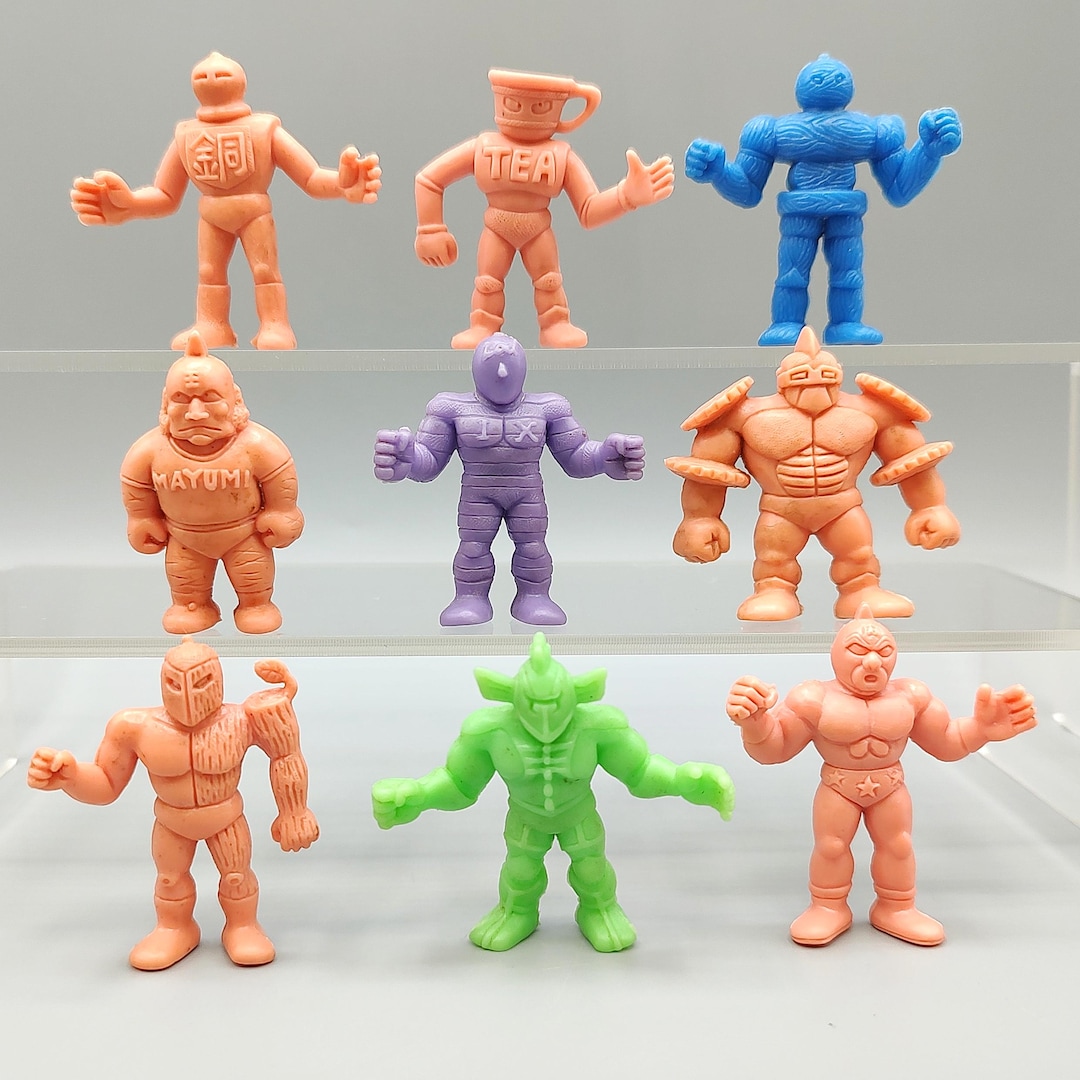 M.U.S.C.L.E. Men KINNIKUMAN Wrestling Figure / Vintage Figurine / Mini ...