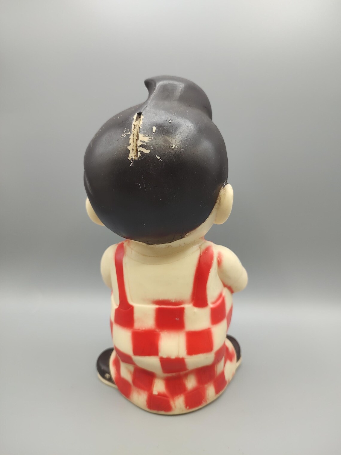 Vintage Big Boy Squeaker Toy Coin Bank / Piggy Bank / Vintage Squeak ...