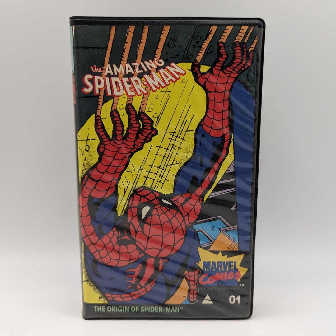 The Amazing Spiderman VHS the Origin of Spider-man / Vintage Video VHS ...