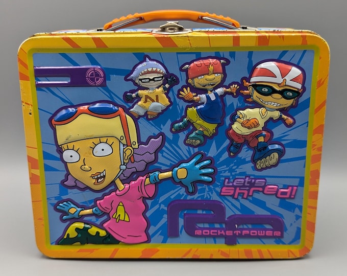 Vintage Nickelodeon Rocketpower Rocket Power Metal Lunch Box 2003 ...