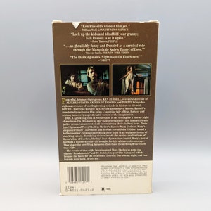 Gothic VHS Ken Russell Gabriel Byrne Julian Sands Horror Cult Vestron ...