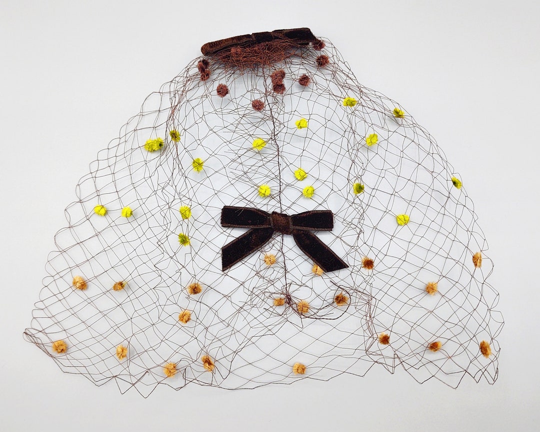 Vintage Veil Hat / Fishnet Hair Covering / 1950s 50s / Veil - Etsy