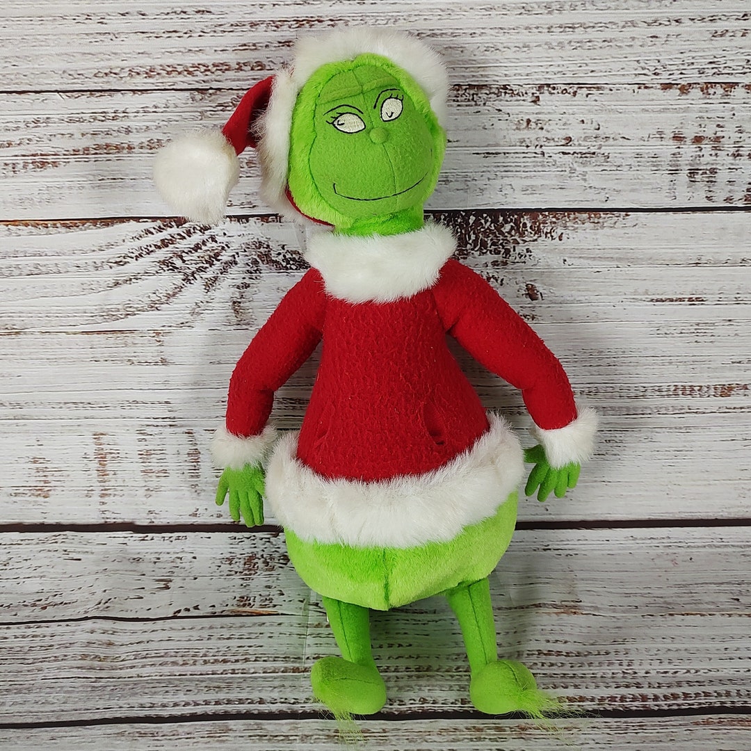 Dr. Seuss the Grinch Stuffed Animal Plush Toy 1998 Vintage - Etsy