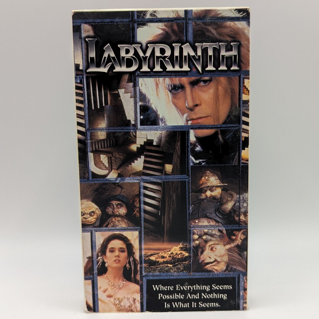 Labyrinth VHS / Vintage Video VHS Tape / Retro Movie Film / 1980s 80s ...
