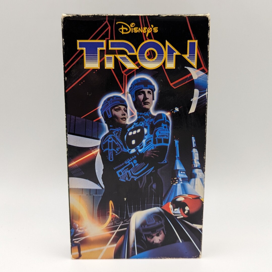 TRON Disney VHS / Vintage Video VHS Tape / Retro Movie Film / 1990s 90s ...