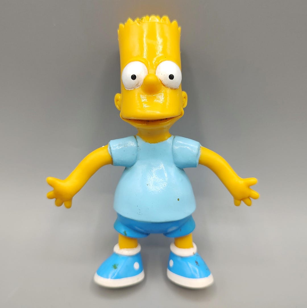 Vintage the Simpsons Bart Simpson Character Bendy Figure Bendable ...