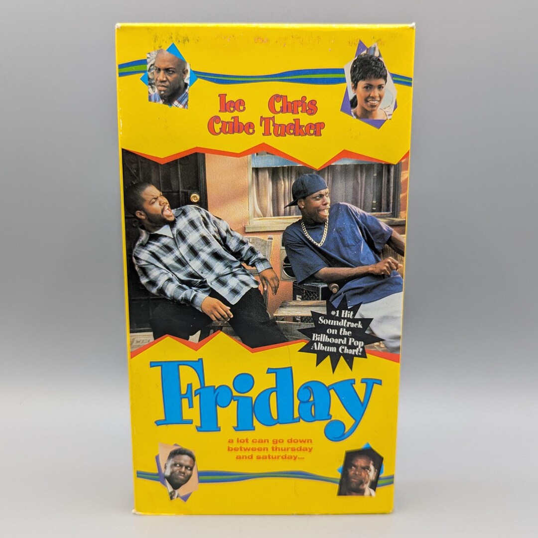 Friday Chris Tucker Ice Cube VHS / Vintage Video VHS Tape / Retro Movie ...