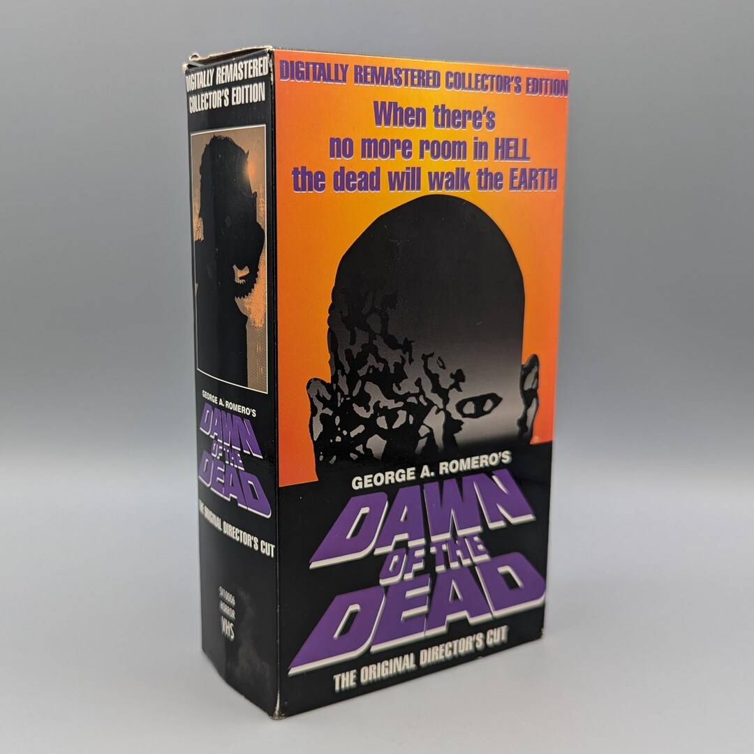 Dawn of the Dead Original Director's Cut VHS / Horror Thriller ...