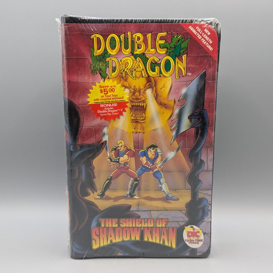 Double Dragon the Shield of Shadow Khan Sealed VHS / Vintage Video VHS ...