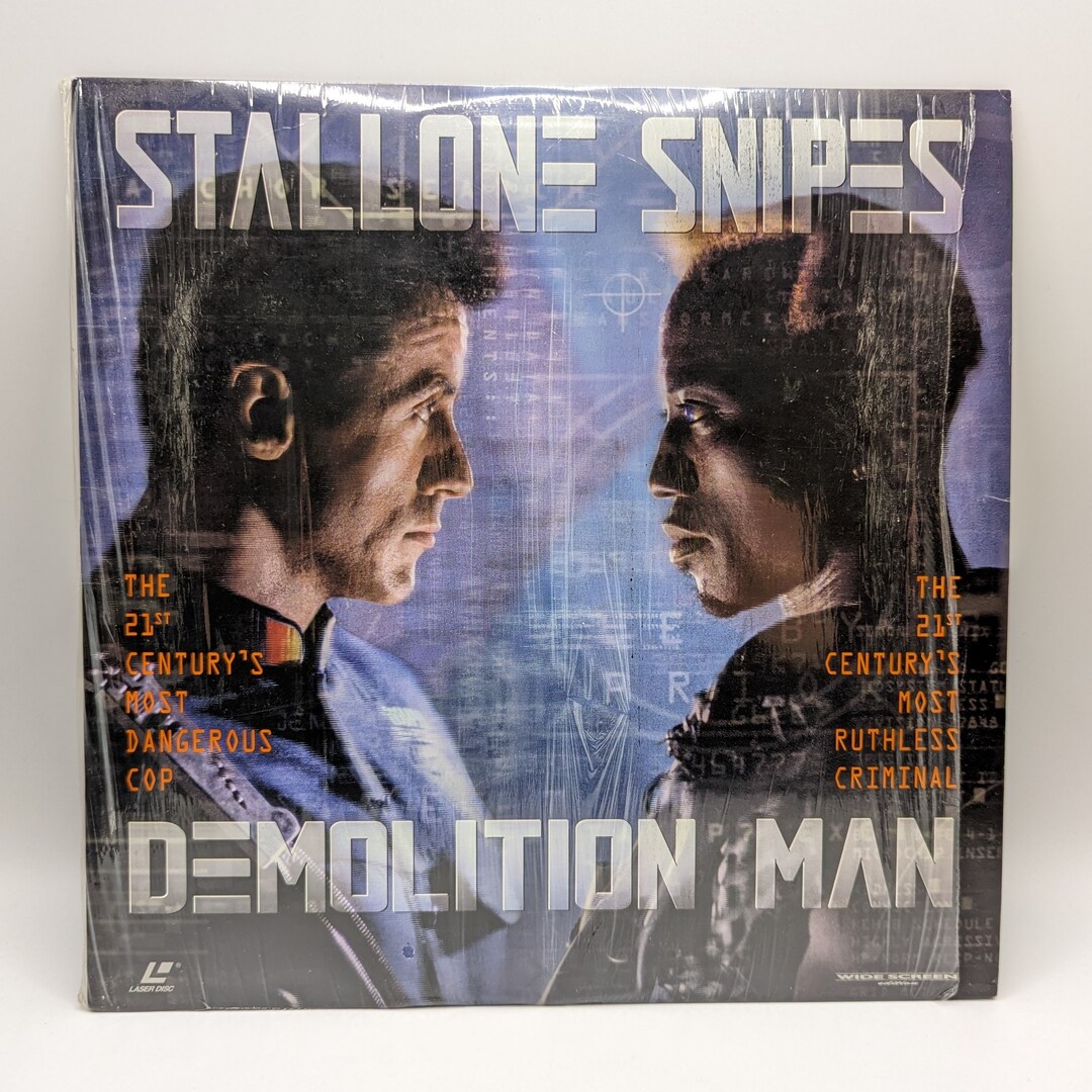 Demolition Man Laserdisc LD / Laser Disk / Stereo Extended Play / Retro ...
