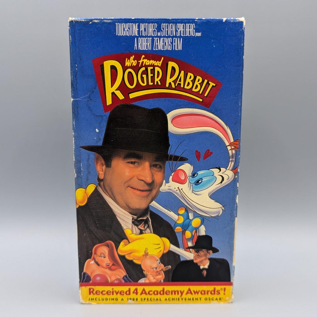 Who Framed Roger Rabbit VHS / Vintage Video VHS Tape / Retro Movie Film ...