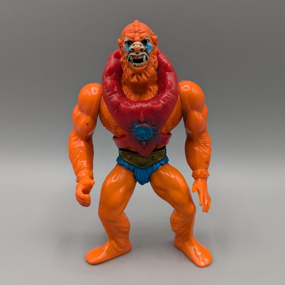Vintage MOTU Beast Man 1981 He-man Masters of the Universe Figure ...