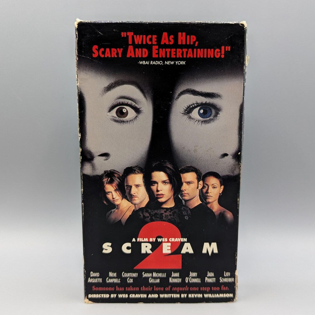 Scream 2 VHS / Vintage Video VHS Tape / Retro Movie Film / 1980s 80s ...