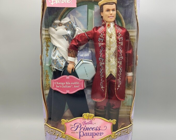 Barbie the Princess and the Pauper King Dominick New in Box / Vintage ...