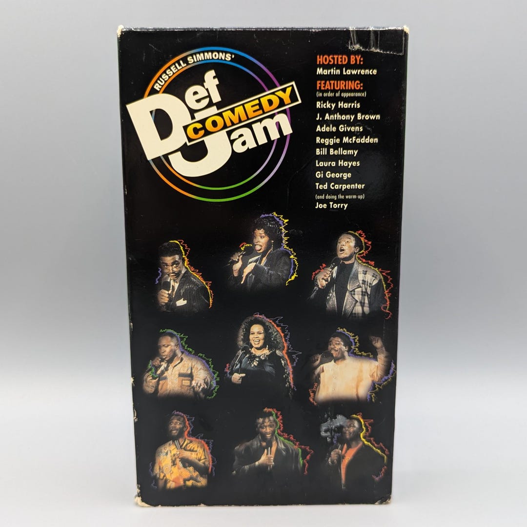 Def Comedy Jam Russel Simmons Martin Lawrence VHS / Vintage Video VHS ...
