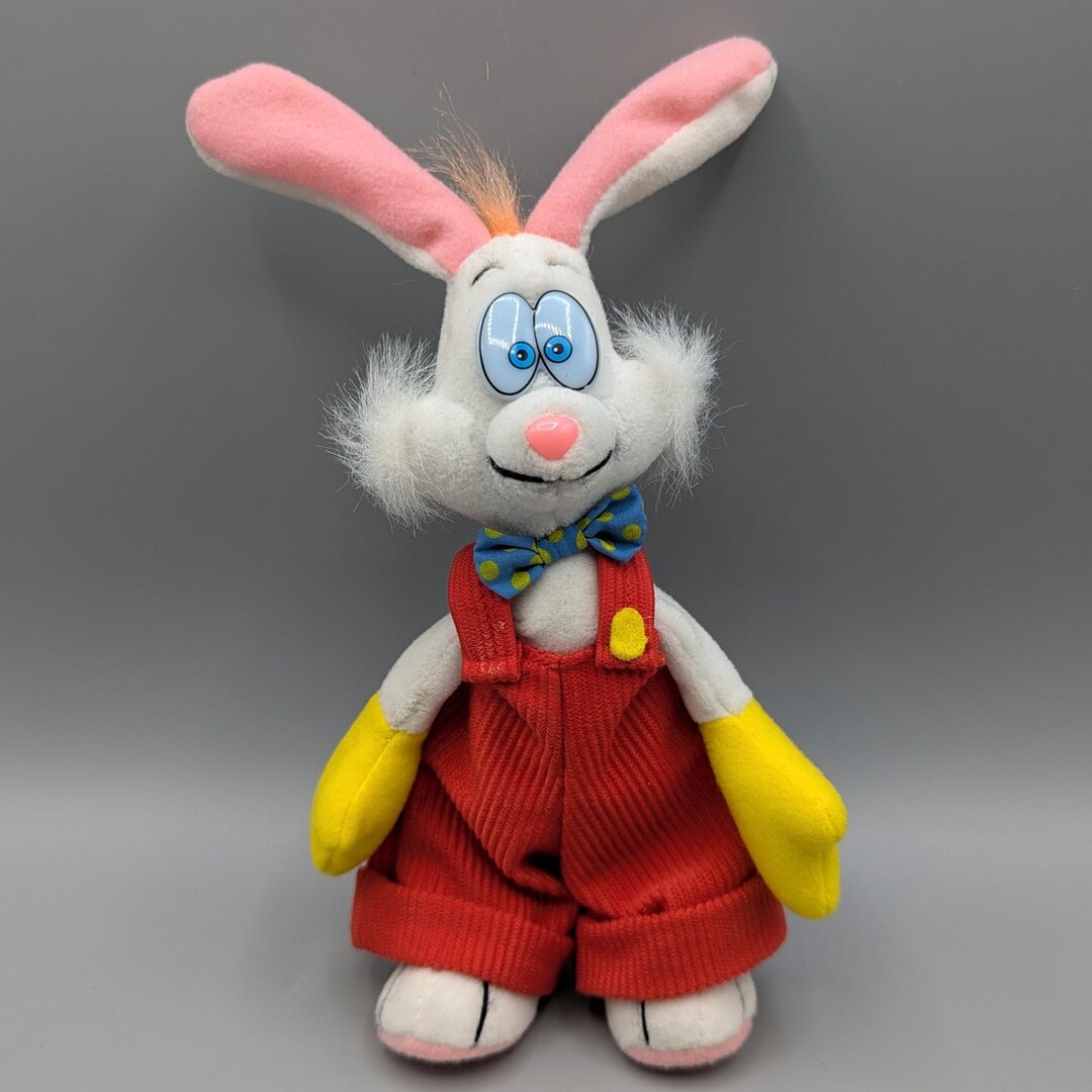 Vintage Roger Rabbit Plush Toy / Who Framed Roger Rabbit? Stuffed ...