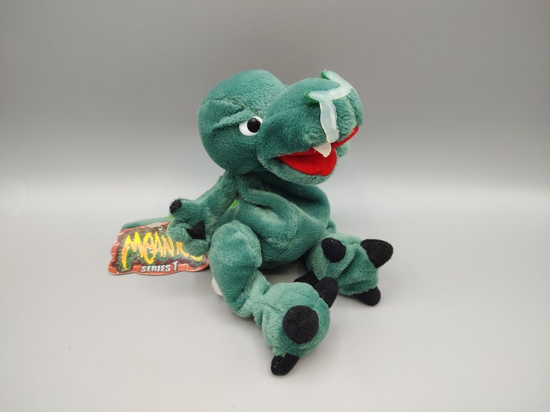 Vintage 1997 Meanies Series 1 Boris the Mucousaurus Snot Runny Nose ...