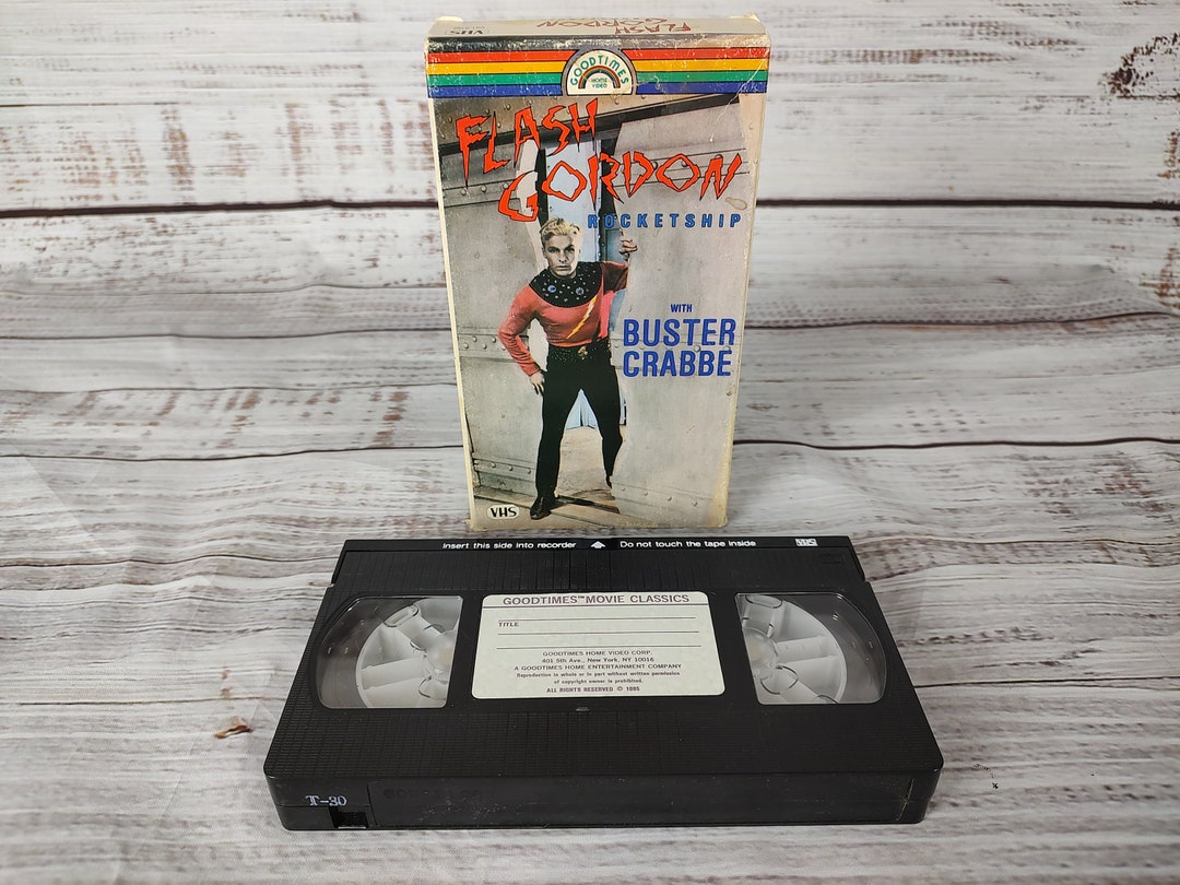 Flash Gordon Rocketship With Buster Crabbe VHS / Vintage Video VHS Tape ...