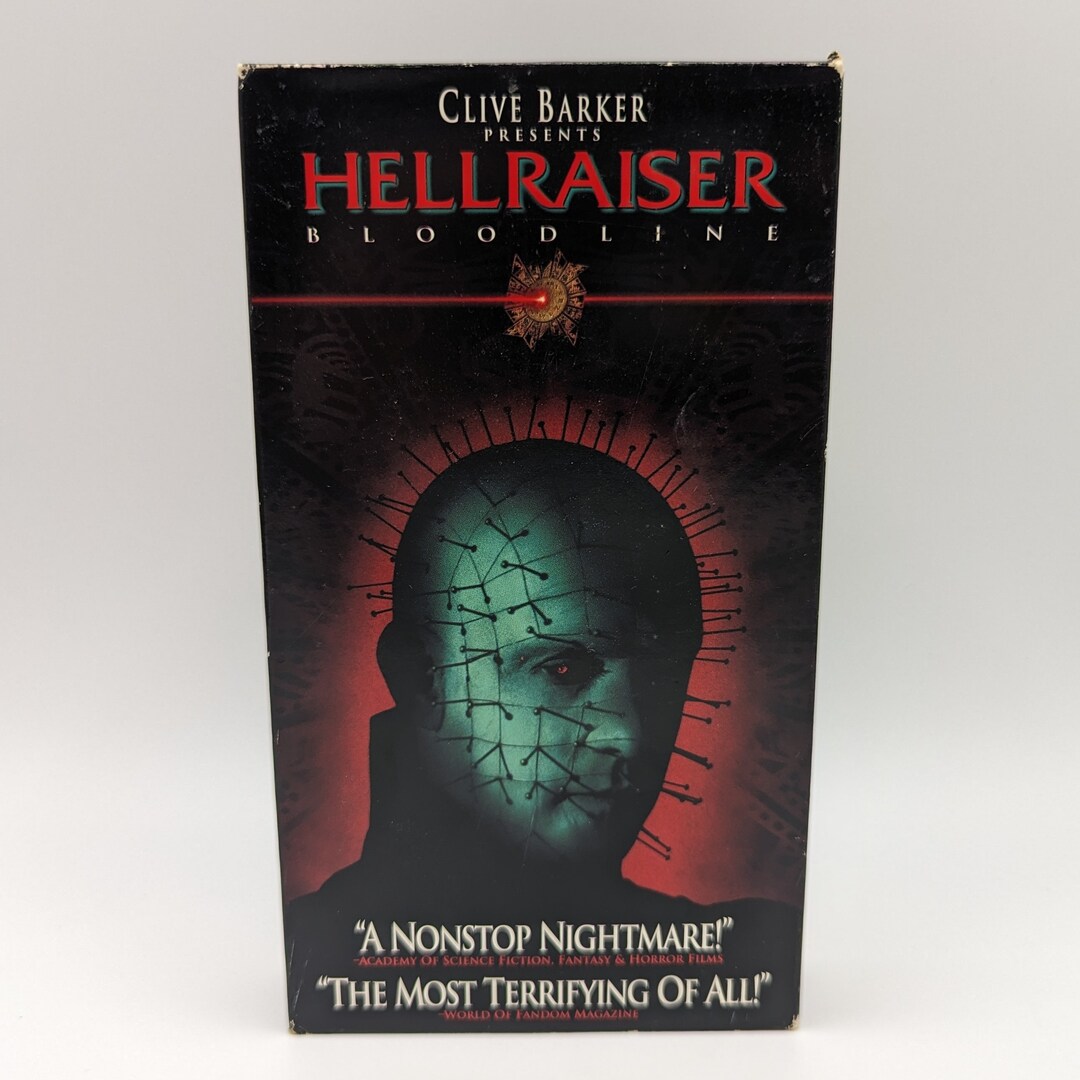 Hellraiser Bloodline VHS / Vintage Video VHS Tape / Retro Movie Film / 1990s 90s 1980s 80s - Etsy