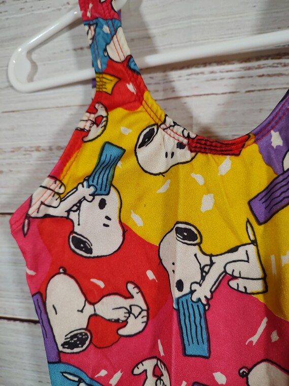 Vintage Kids Swimsuit / Snoopy Peanuts One Piece Swim… - Gem