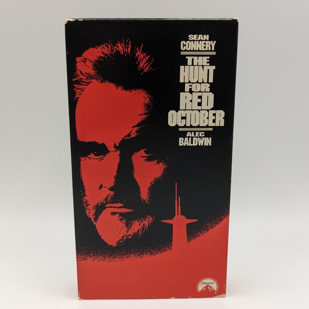 The Hunt for Red October VHS / Vintage Video VHS Tape / Retro Movie ...