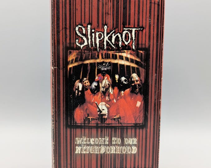 Slipknot - Welcome to Our Neighborhood VHS / Music Videos / Vintage ...