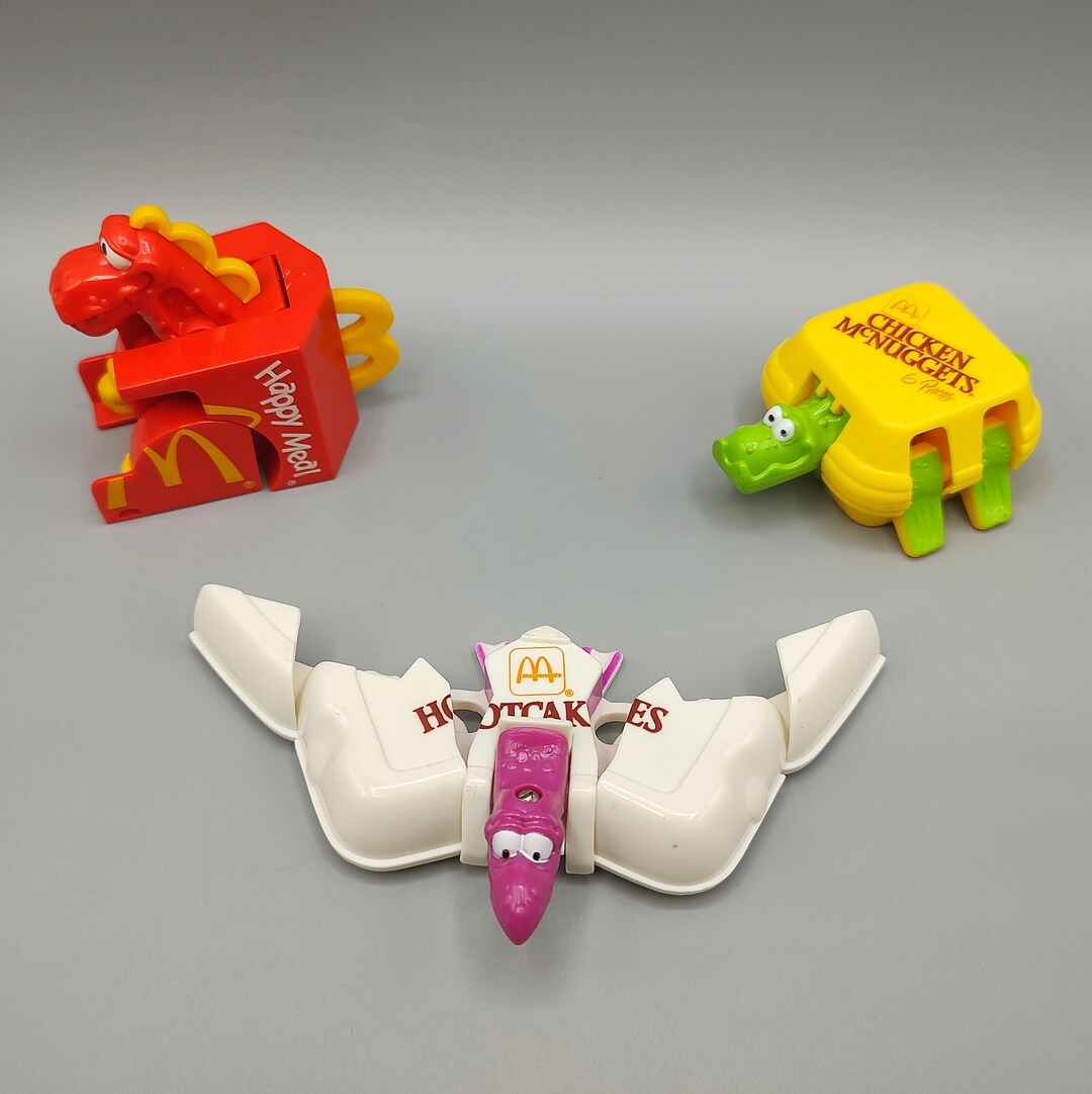 Vintage Mcdonalds Changeables Changeable Lot of 3 / Mcchangeables Mc ...