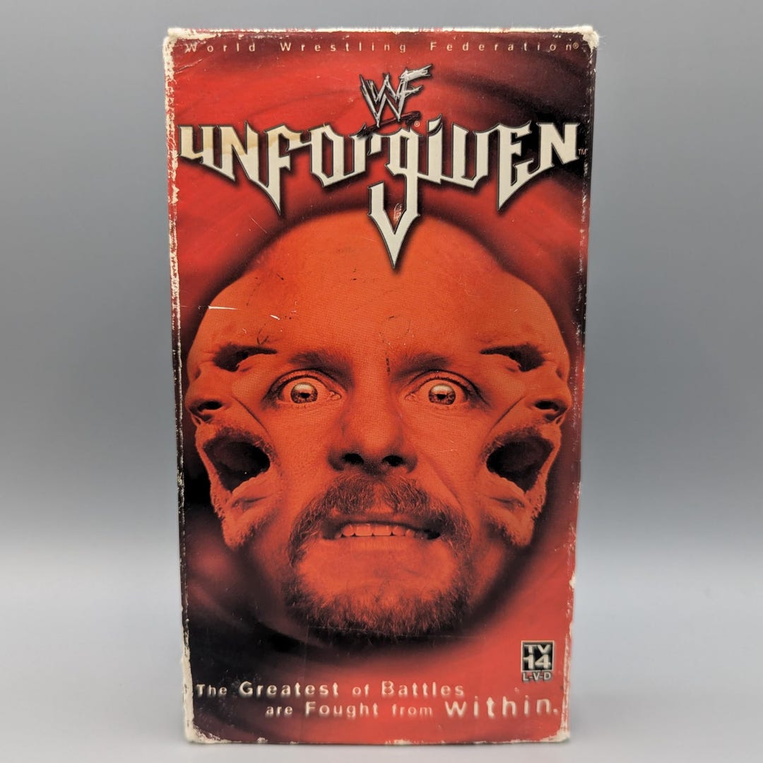 Wwf Wwe Wrestling Unforgiven VHS / Vintage Video VHS Tape / Retro Movie ...