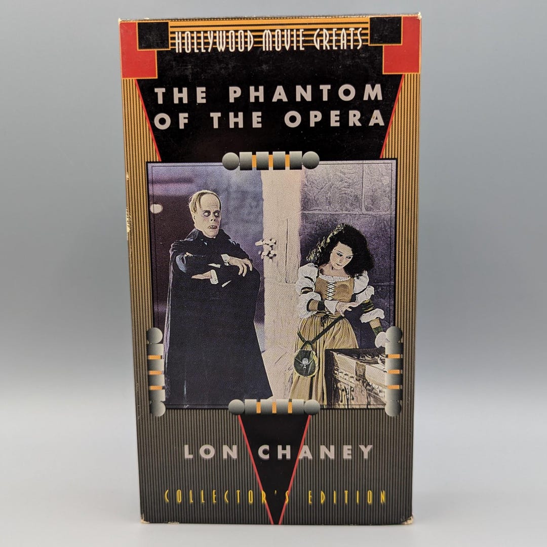 The Phantom of the Opera VHS Goodtimes Classic Horror / Vintage Video ...