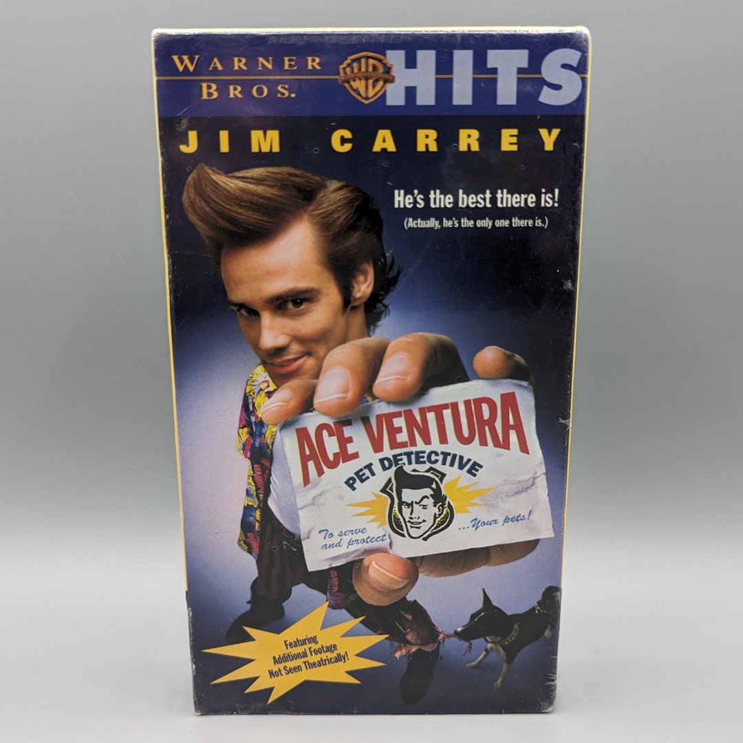 Ace Ventura Pet Detective Jim Carrey VHS / Vintage Video VHS Tape ...