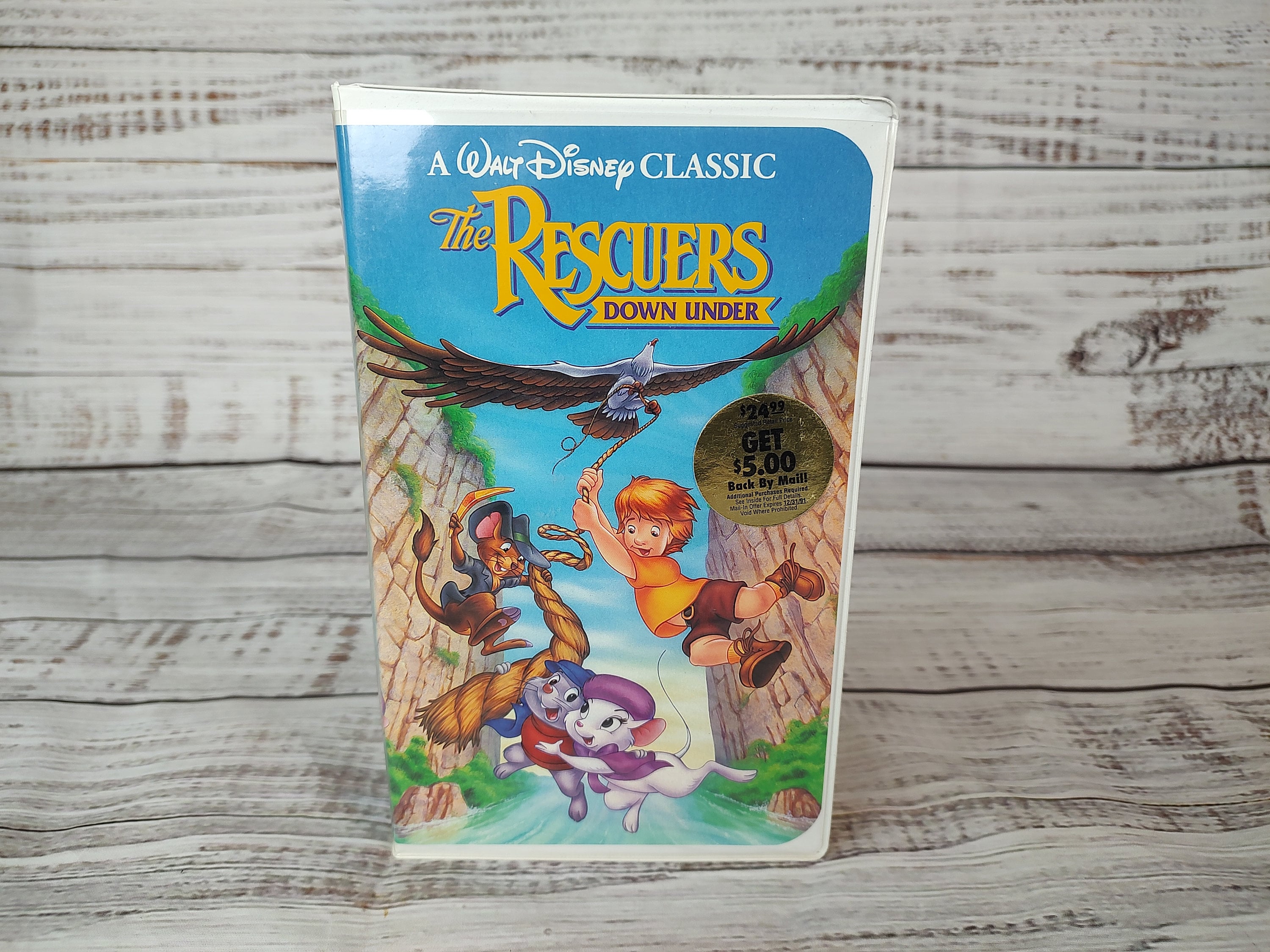 The Rescuers Down Under VHS / Vintage VHS Tapes / Cartoon - Etsy Canada