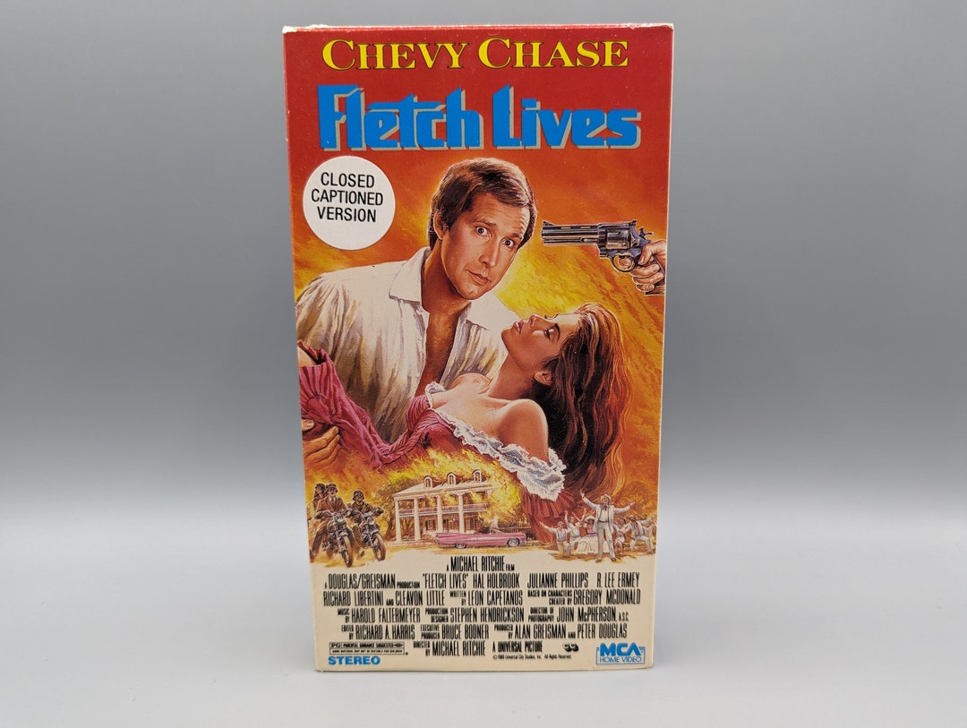 Chevy Chase Fletch Lives VHS / Vintage VHS Tapes / 1980s 80s / 1990s ...