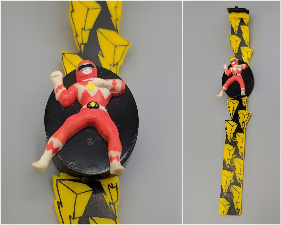 Mighty Morphin Power Rangers Wrist Watch / 1990s 90s / Pink - Etsy