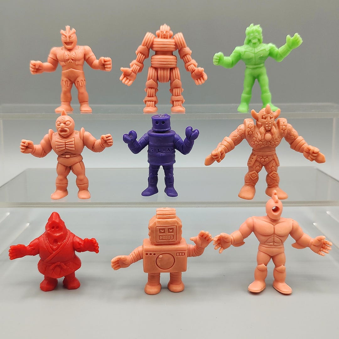 M.U.S.C.L.E. Men KINNIKUMAN Wrestling Figure / Vintage Figurine / Mini ...