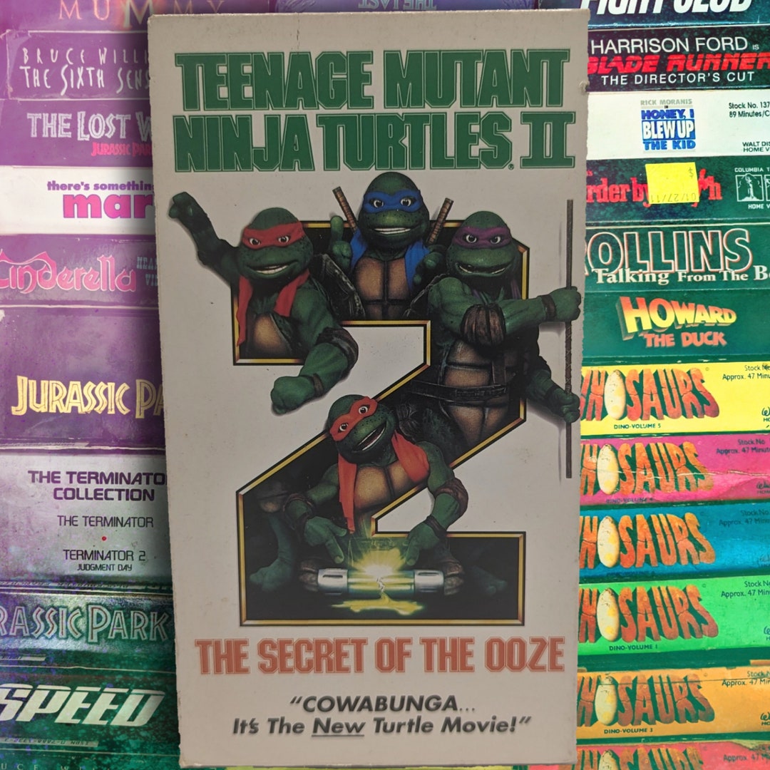 Teenage Mutant Ninja Turtles II 2 Secret of the Ooze / Vintage Video ...