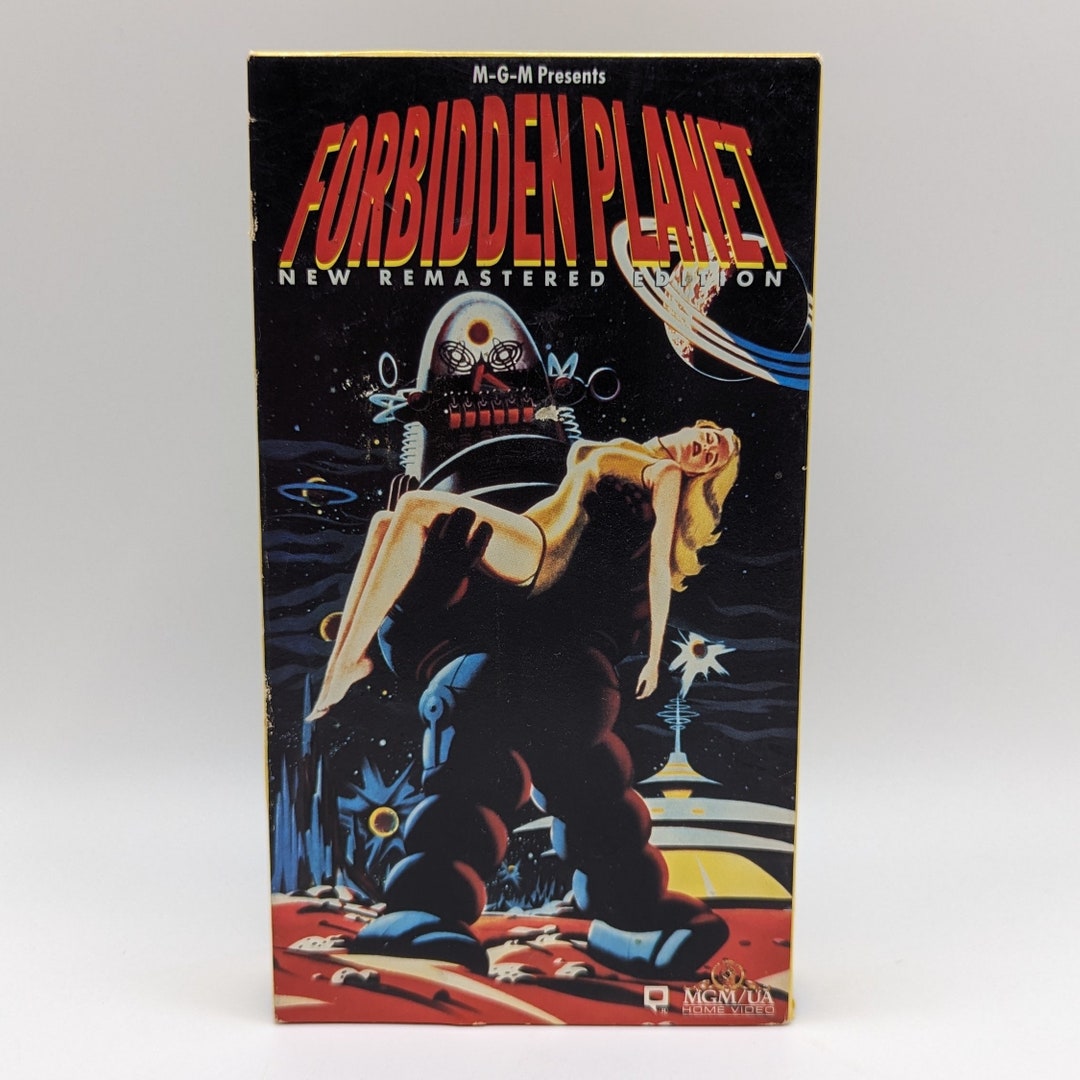 Forbidden Planet VHS Sci-fi / Vintage Video VHS Tape / Retro Movie Film ...
