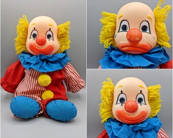 Happy Sad Face Clown - Etsy