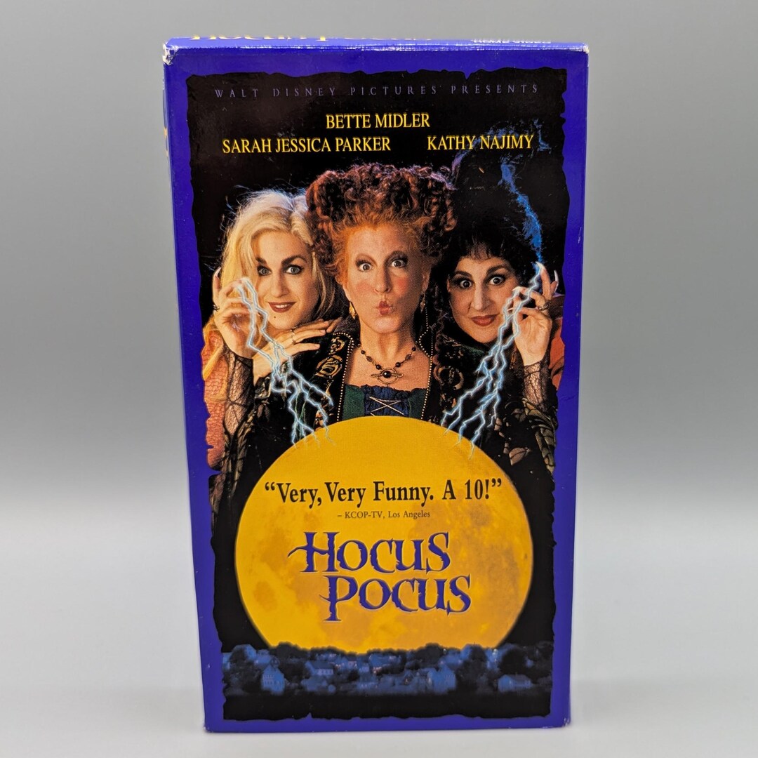 Hocus Pocus Witch Halloween VHS / Vintage Video VHS Tape / Retro Movie ...