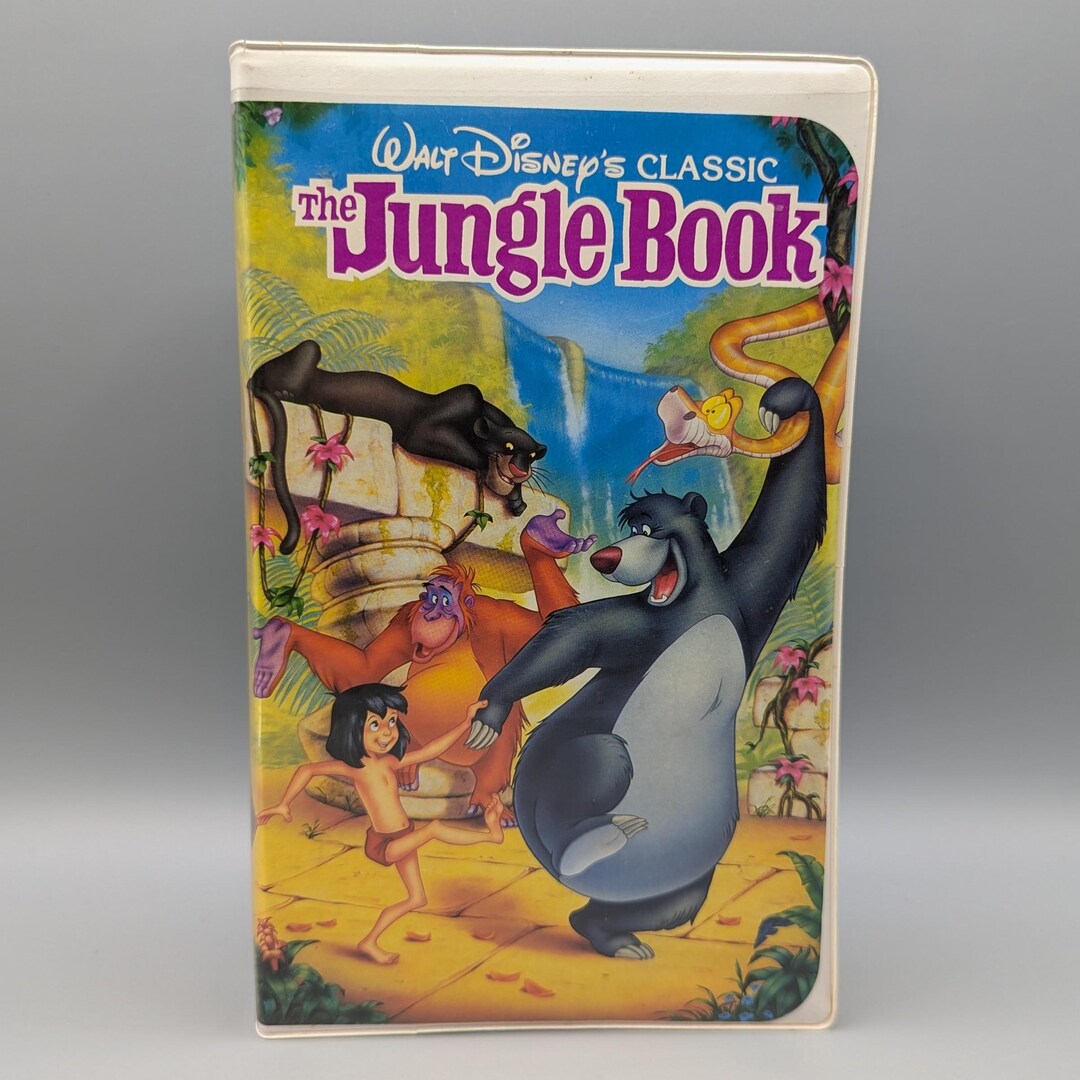 The Jungle Book Black Diamond Disney VHS / Vintage Video VHS Tape ...