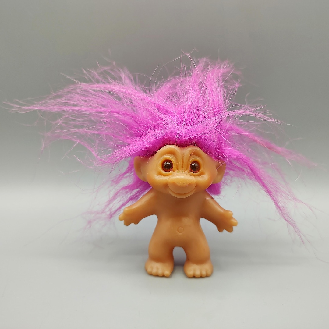 Vintage Dam Troll / Retro Troll / Vintage Troll / 1980s 80s / Pink ...