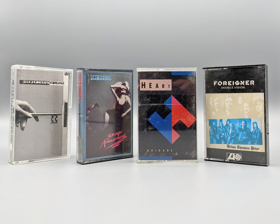Vintage Cassette Tapes / 1990s 90s 1980s 80s / Foreigner - Etsy