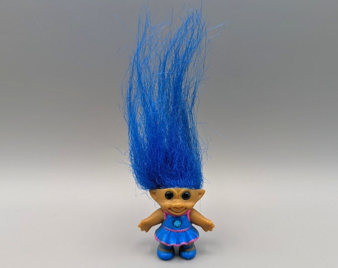 Vintage Troll / Retro Troll / Blue Hair / 1990s 90s / Vintage Troll ...