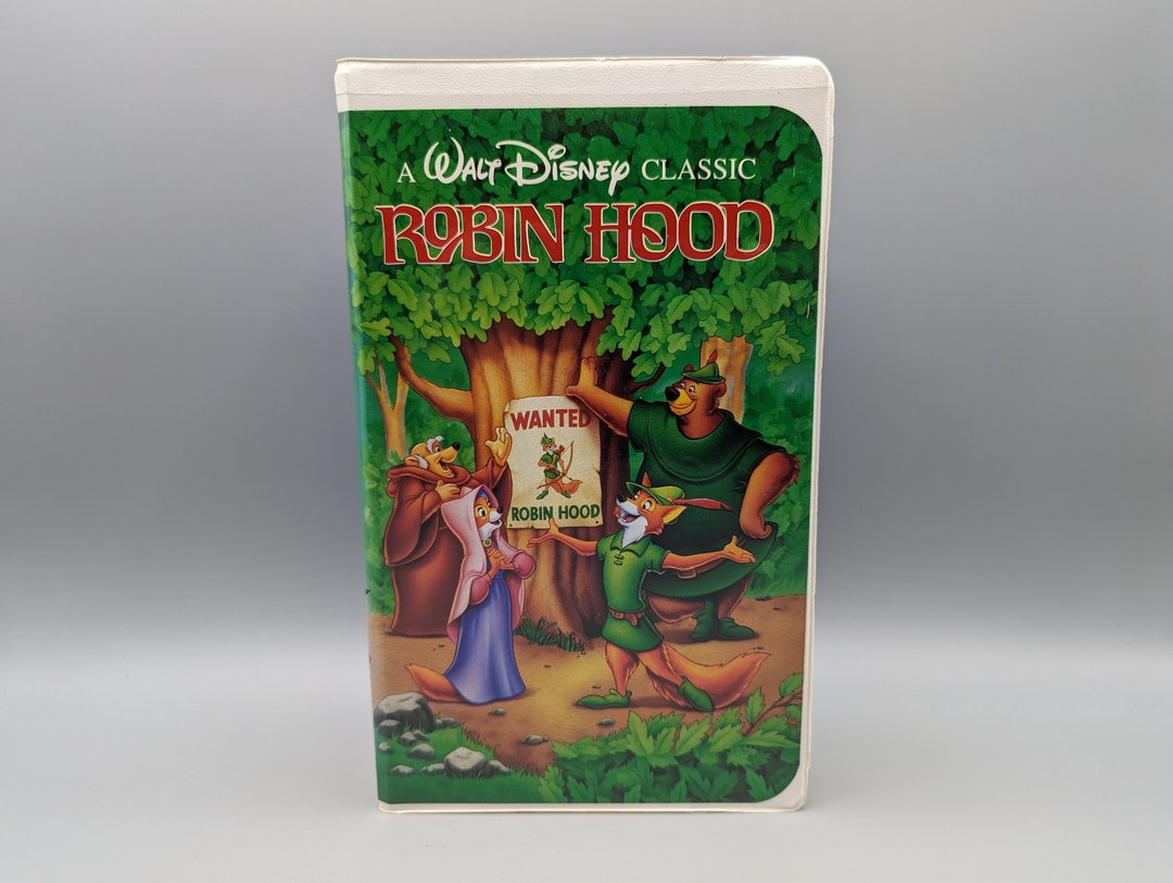 A Walt Disney Classic Robin Hood VHS / Vintage VHS Tapes / Cartoon ...