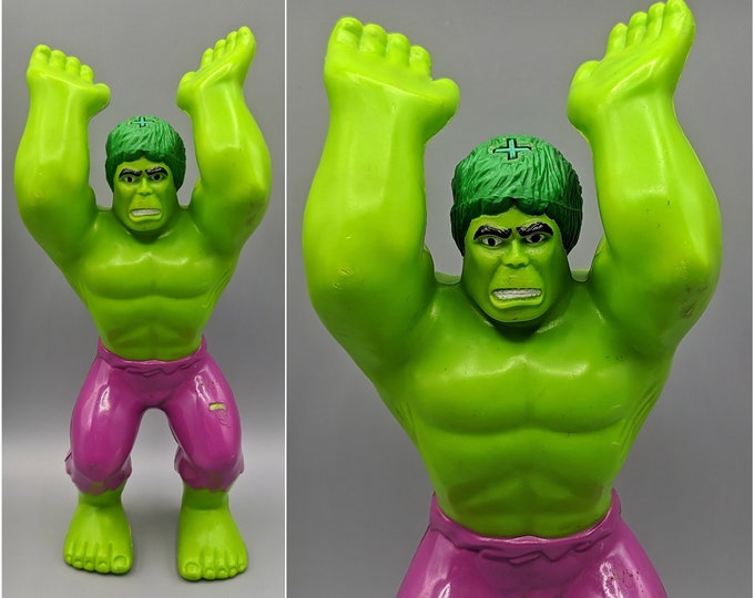 Remco Log Throwing Incredible Hulk Action Figure 1980 / Action Figure ...