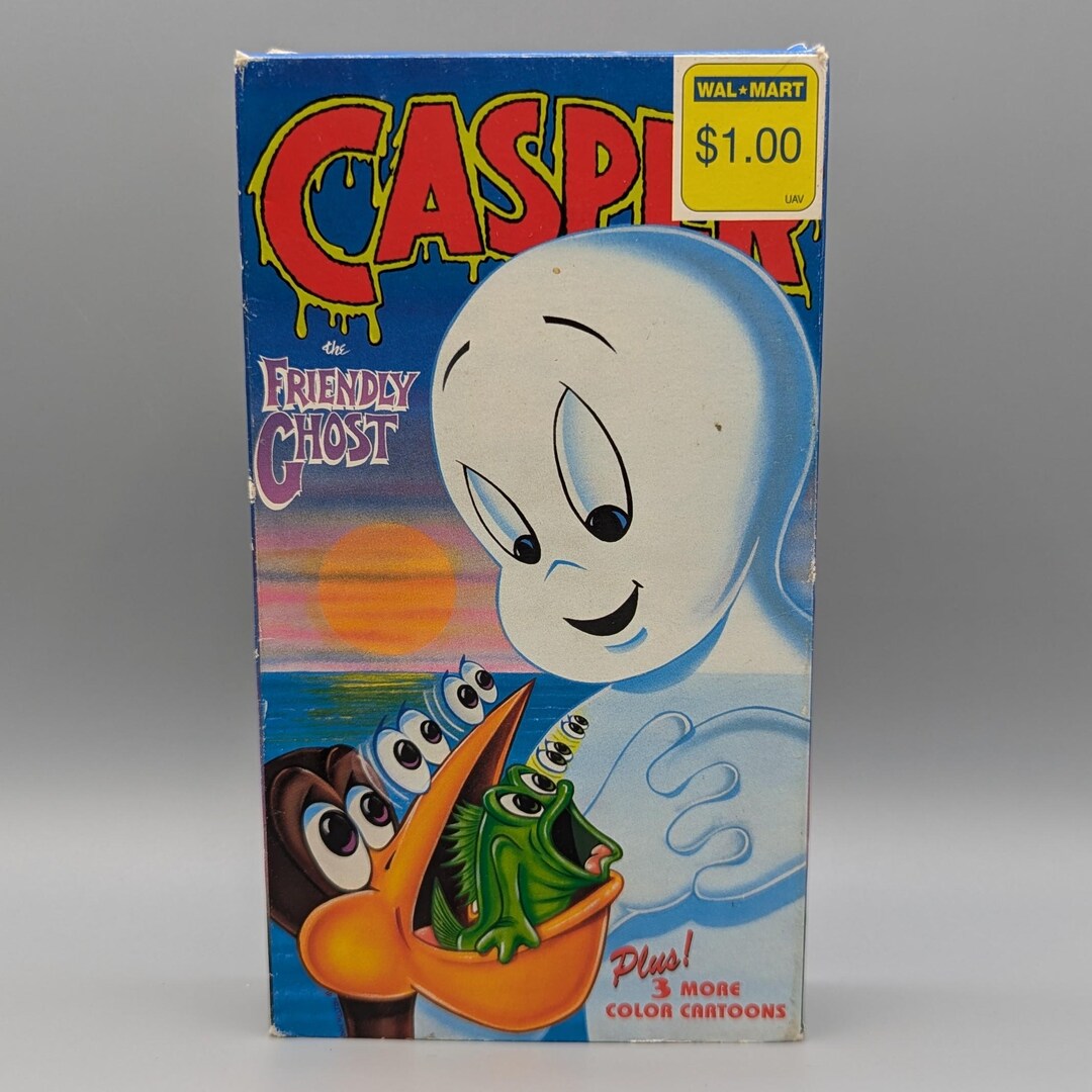 Casper the Friendly Ghost / Vintage Video VHS Tape / Retro Movie ...