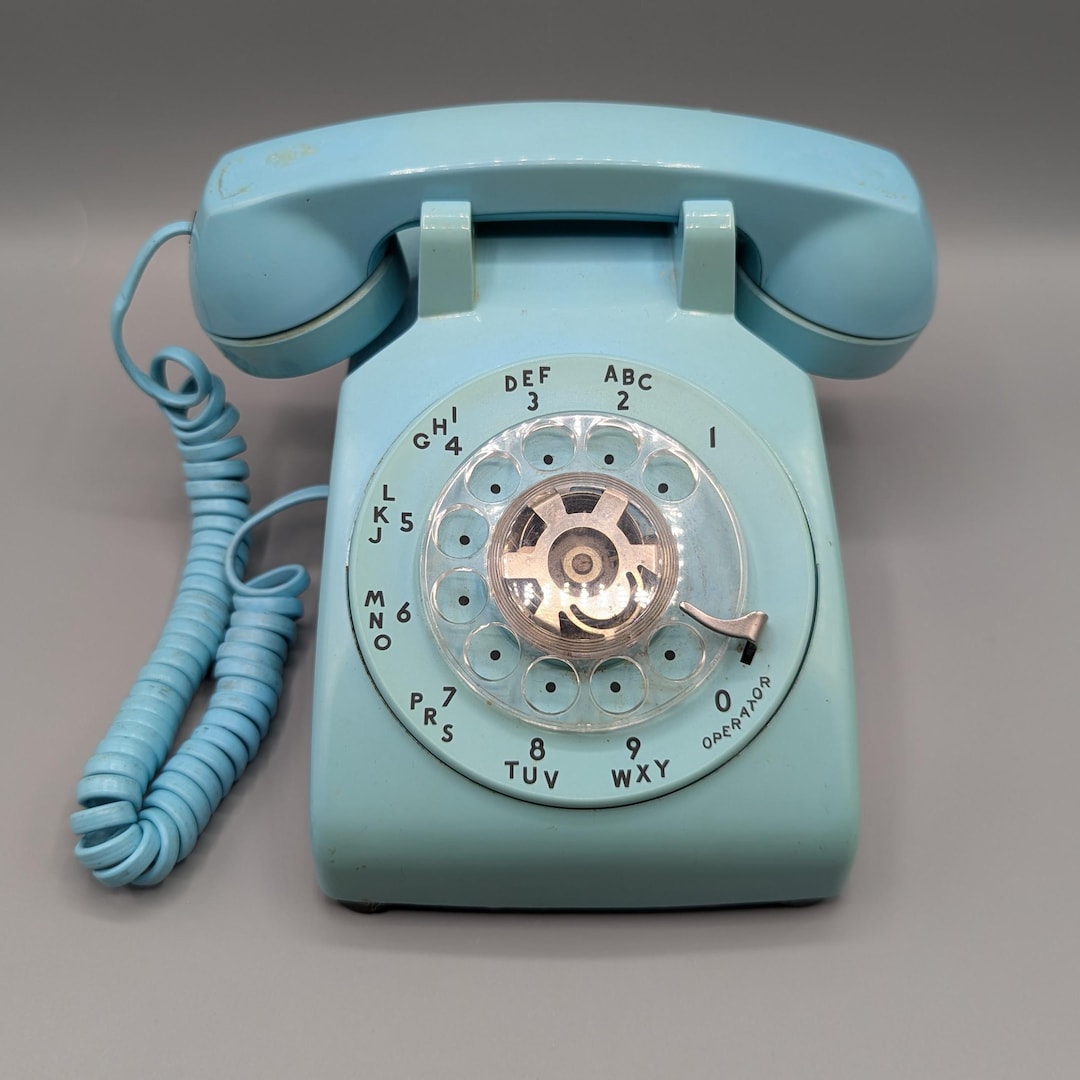 Vintage Turquoise Western Electric Bell Model 500DM Rotary Dial ...