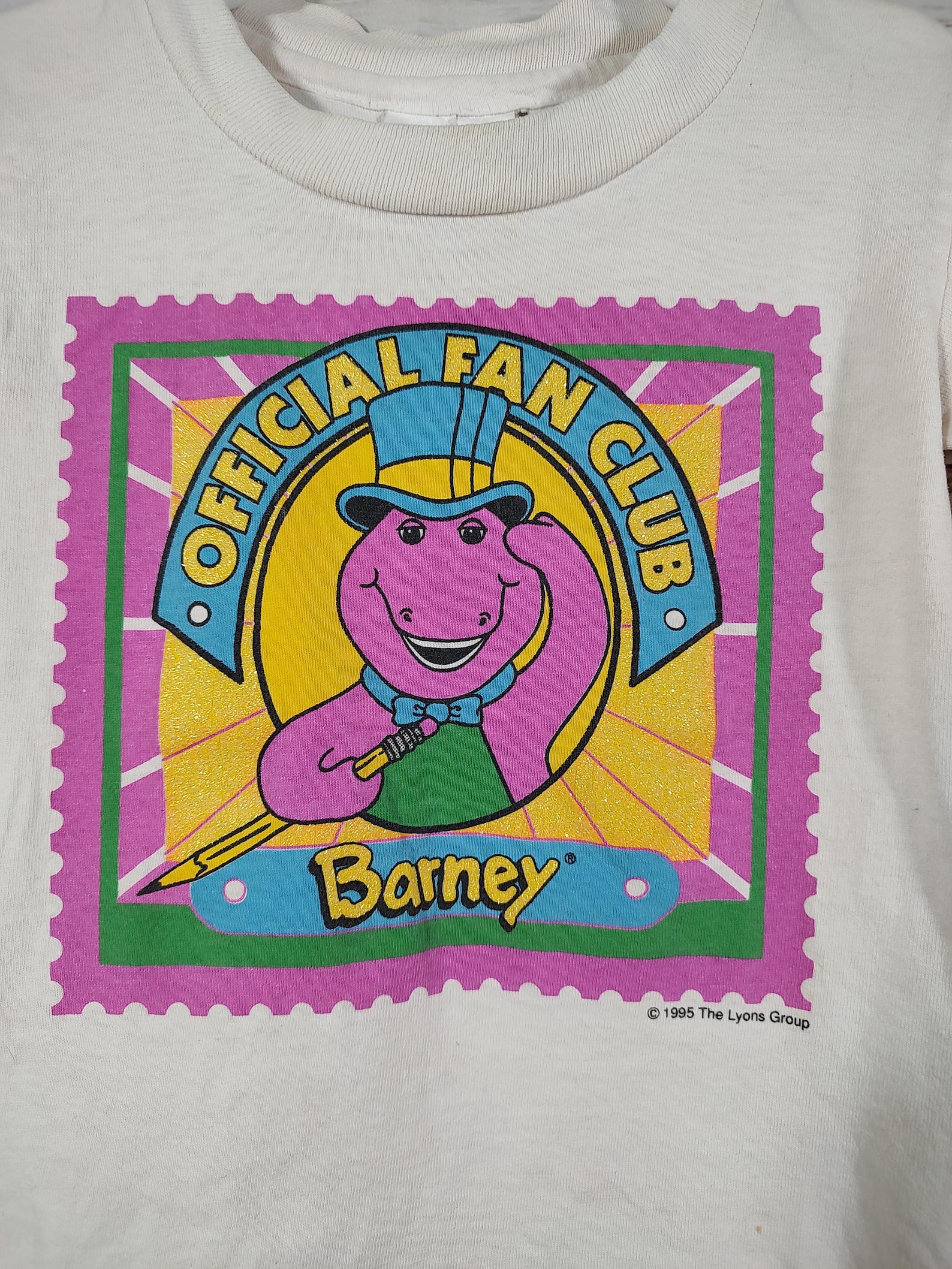 Vintage Kids Tee Shirt / Barney Official Fan Club Single Stitch 1955 ...